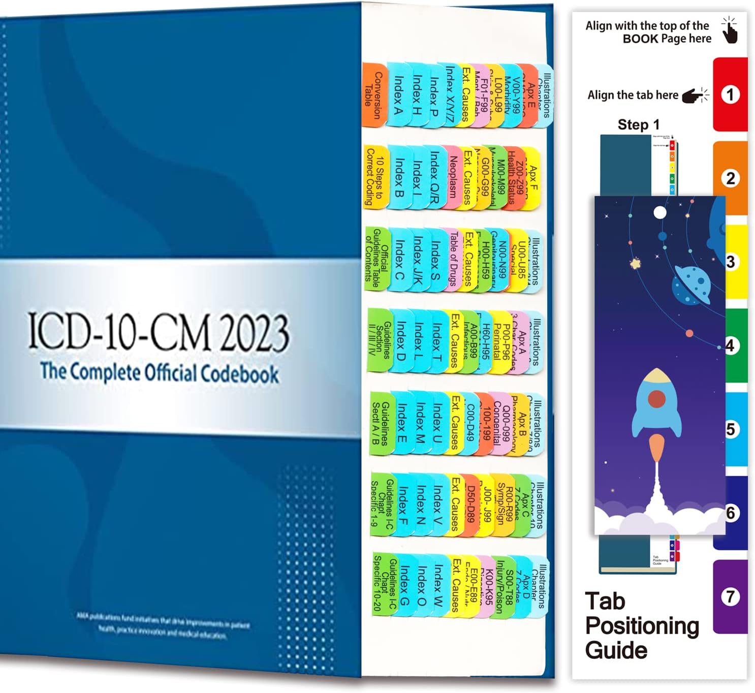 Amazon.com : Book Tabs for ICD-10-CM 2023: The Complete Official ...