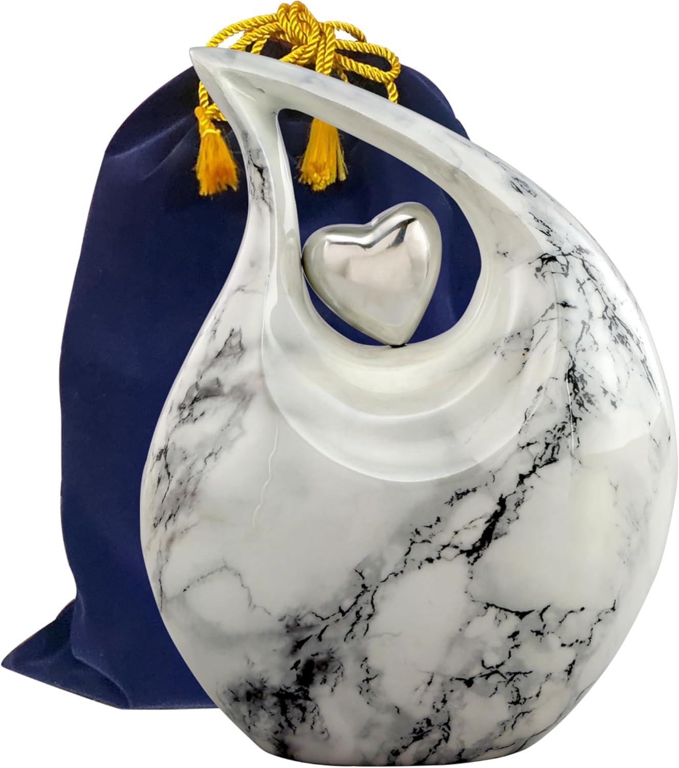 Amazon.com: Teardrop Urn - Solid Metal Teardrop Cremation Urn for Ashes ...