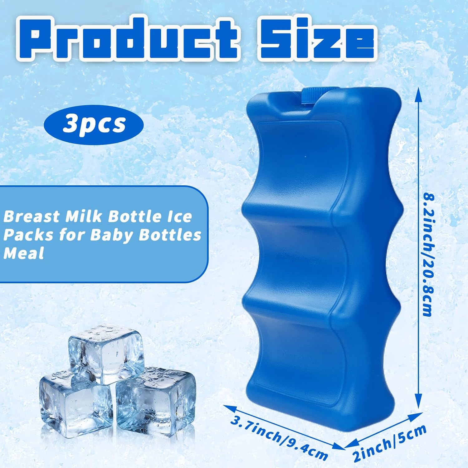 3 Pack Breastmilk Ice Pack,Bottle Ice Packs for Philippines | Ubuy