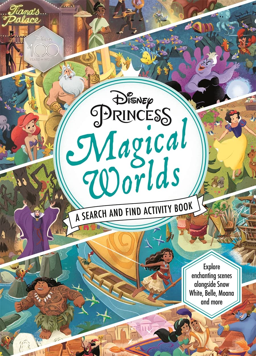 Disney Princess: Magical Worlds Search and Find Activity Book: Walt ...