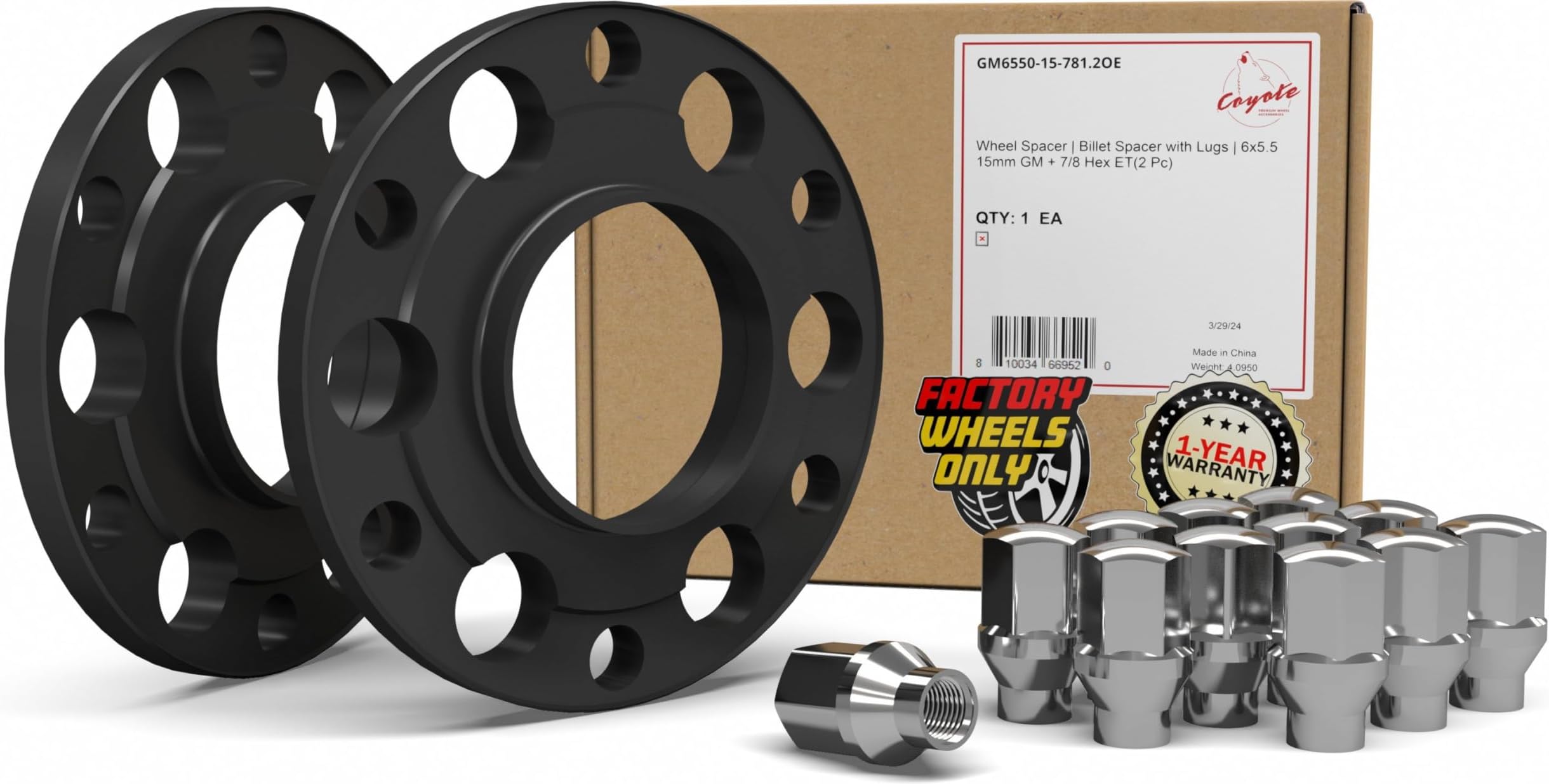 Amazon.com: Wheel Accessories Parts 2 Pcs Hub Centric Billet Wheel ...