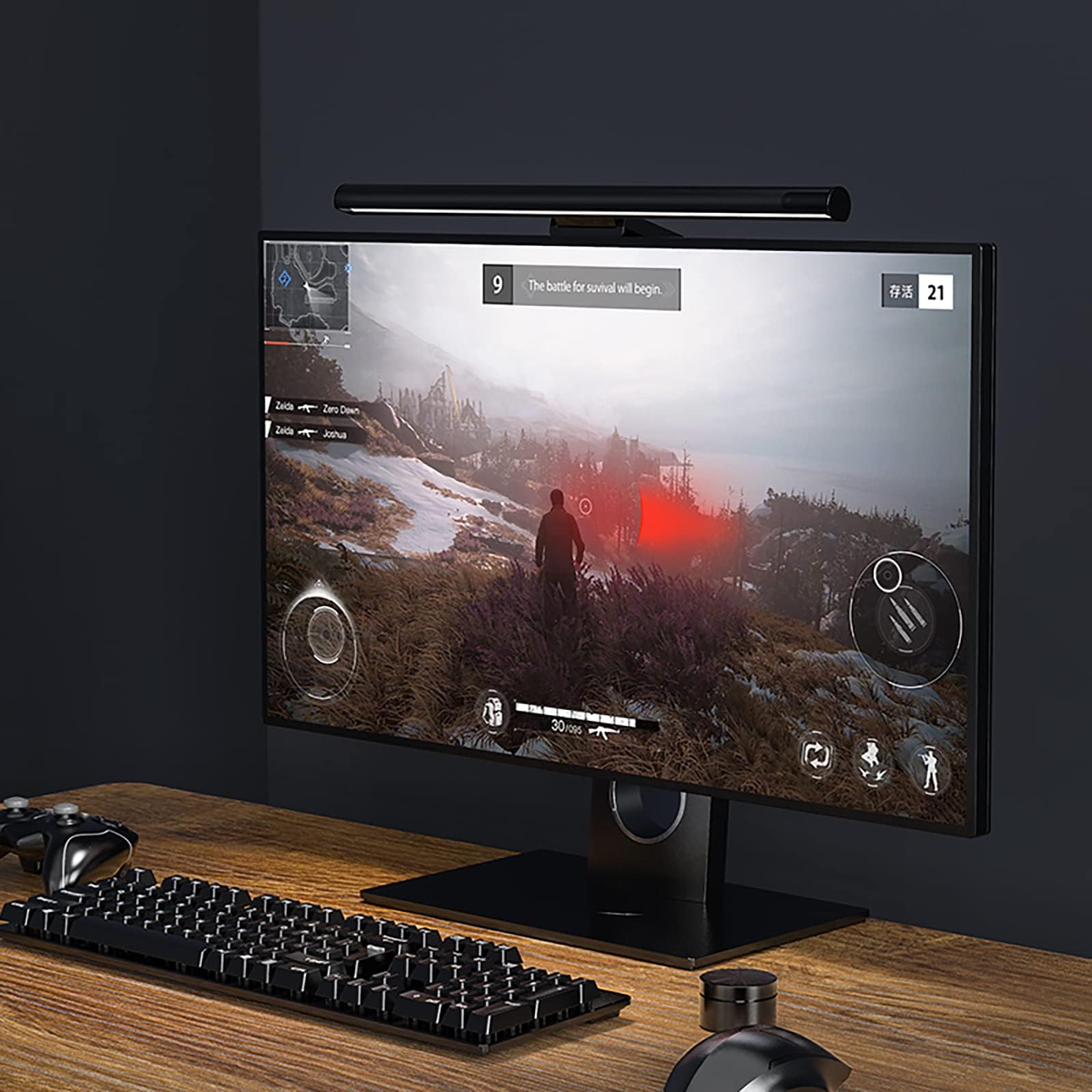 Buy LYMAX Computer Monitor Led Lights with Remote: PC LED Bar Eye ...