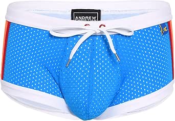 Amazon.com: Andrew Christian California Mesh Trunk, Electric Blue, 2X ...