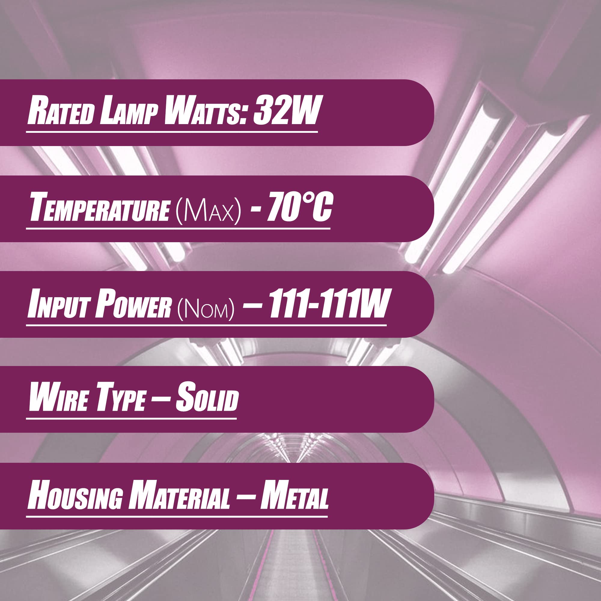 Snapklik.com : ICN4P32N, 120-277V, 50-60Hz Input Frequency, Solid Wire Type, Instant Start ...