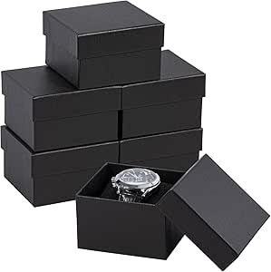 Amazon.com: Gasuuo Watch Gift Box, 6 Pack Paper Cardboard Watch Box ...