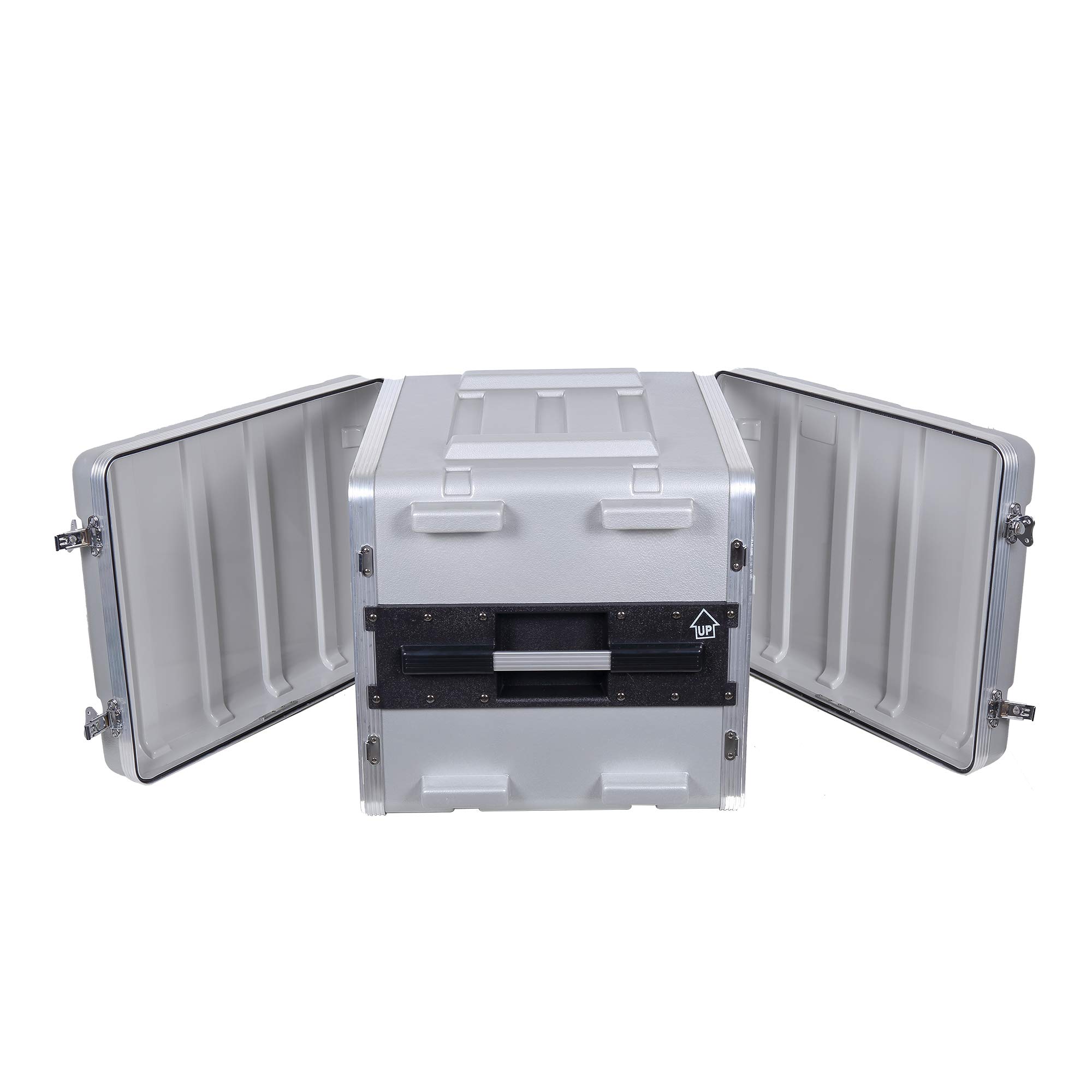 Snapklik.com : Crossrock Stackable 8U Rack Case, Strong Molded