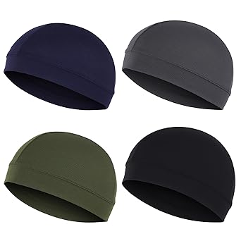 Helmet Liner Cooling Skull Cap Sweat Wicking Beanie Cap Under Helmet ...