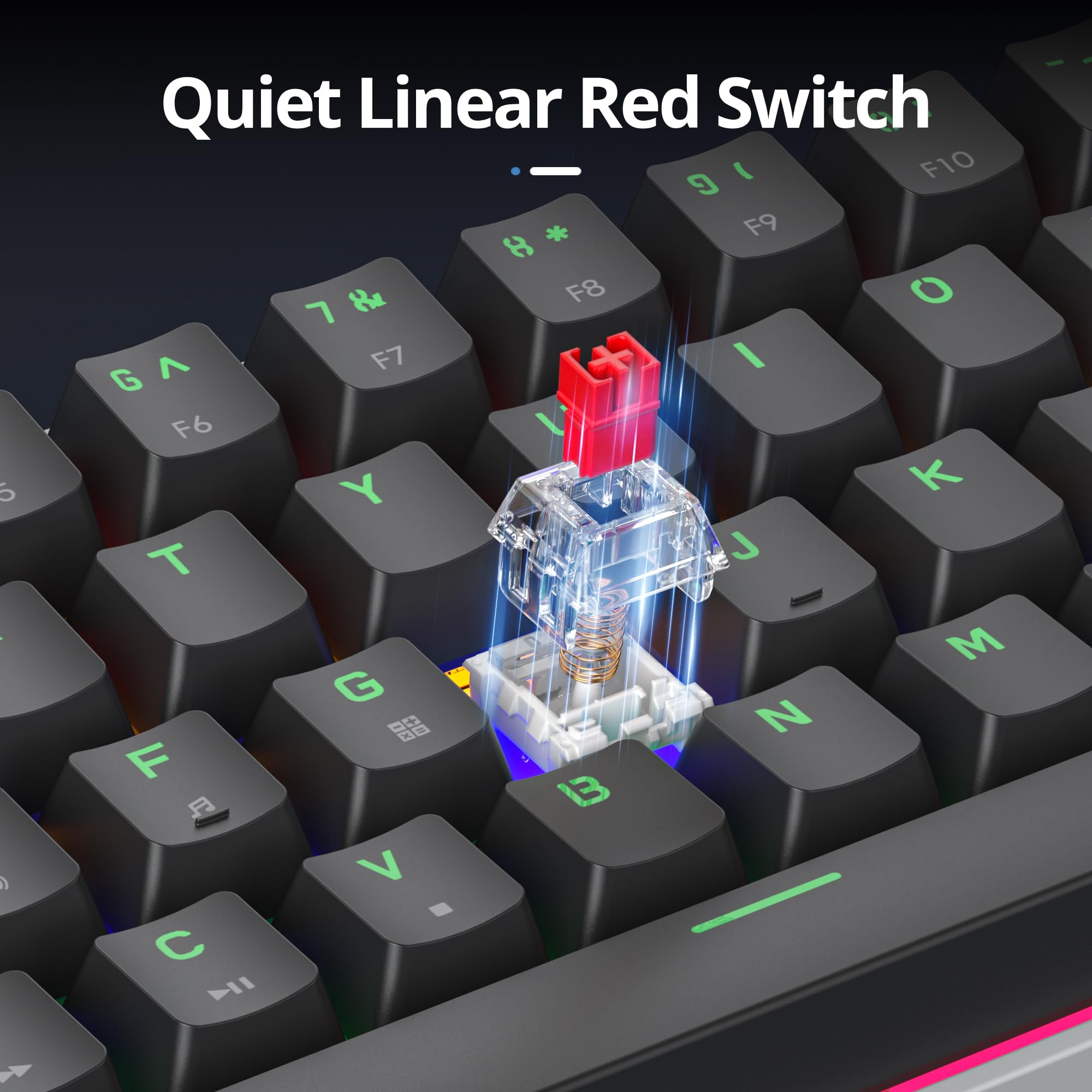 Teclado mecánico para juegos... - B0D3L34CWD | Encarguelo.com