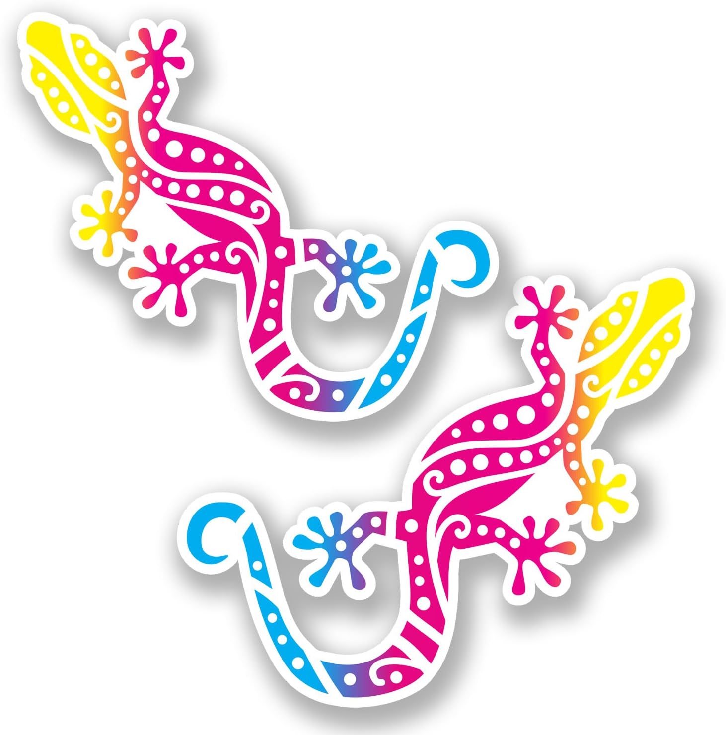 LightningSigns Gecko Lizard Car Helmet Motorbike Van Stickers Decal ...
