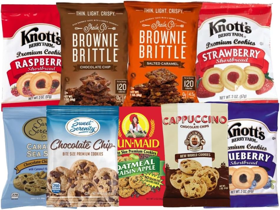 Amazon.com: SNACK MALL - Cookies Variety Pack (Pack of 10) : Grocery ...