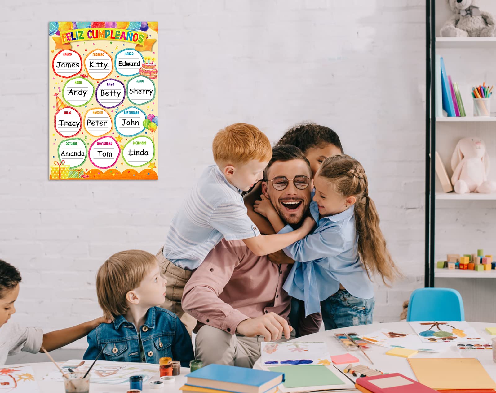 Snapklik.com : Spanish Happy Birthday Chart Poster,12x18 Español ...