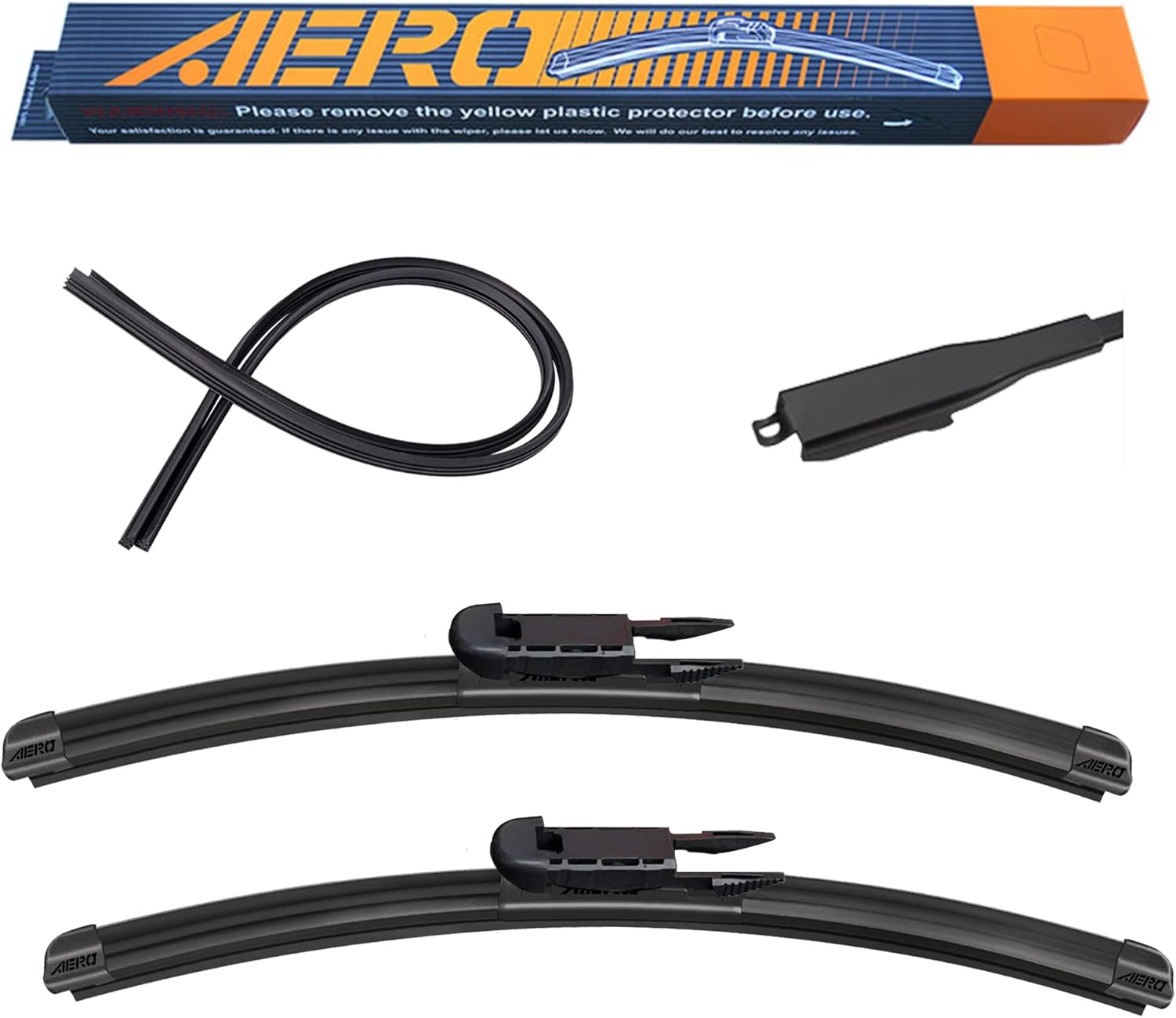 Amazon.com: AERO Avenger 28"+28" I&L Pinch Tab Wipers, OEM Replacement ...