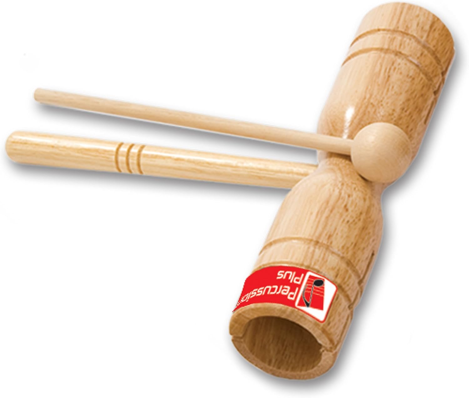 Amazon.com: Percussion Plus PP253 Two Tone Wooden Block with Beater ...