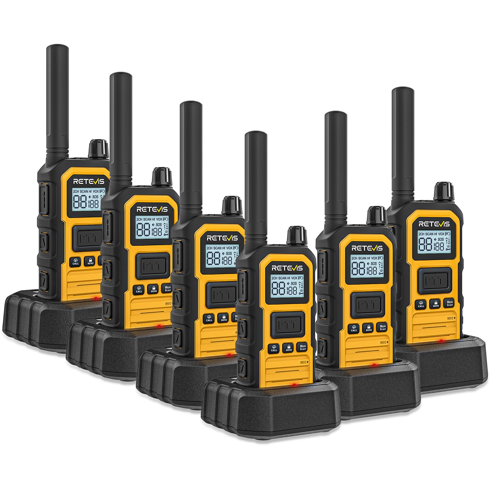 Amazon.com: Retevis RB48P Radios Walkie Talkies, Waterproof Two Way ...