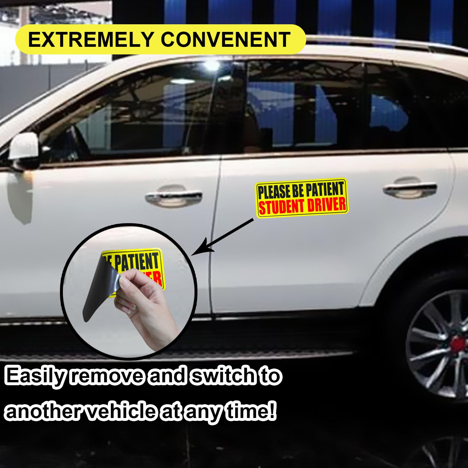 Snapklik.com : 3pcs Student Drive Magnet For Car, Please Be Patient ...