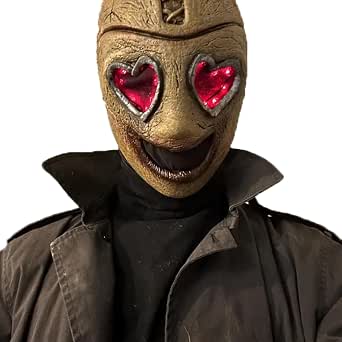 Amazon.com: Hugoqak Heart Eyes Mask Horror Latex Full Head Halloween ...
