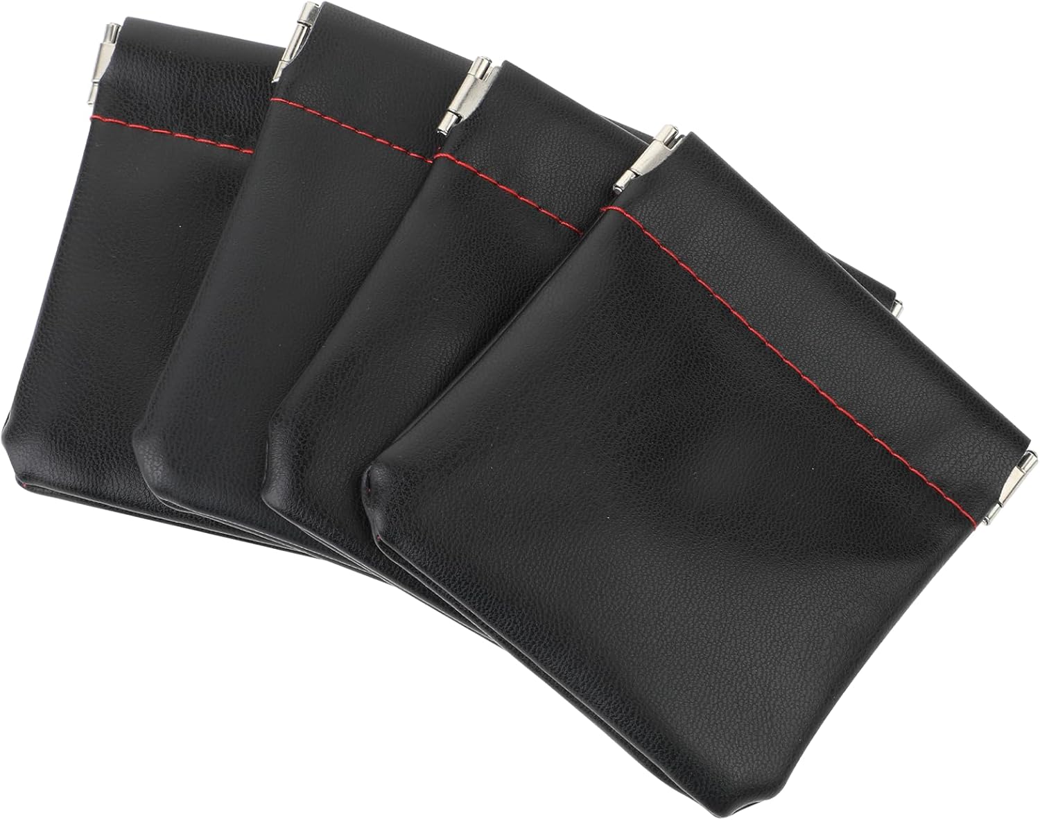 Amazon.com: Molain 4Pcs PU Leather Earphone Pouch Headphone Storage Bag ...