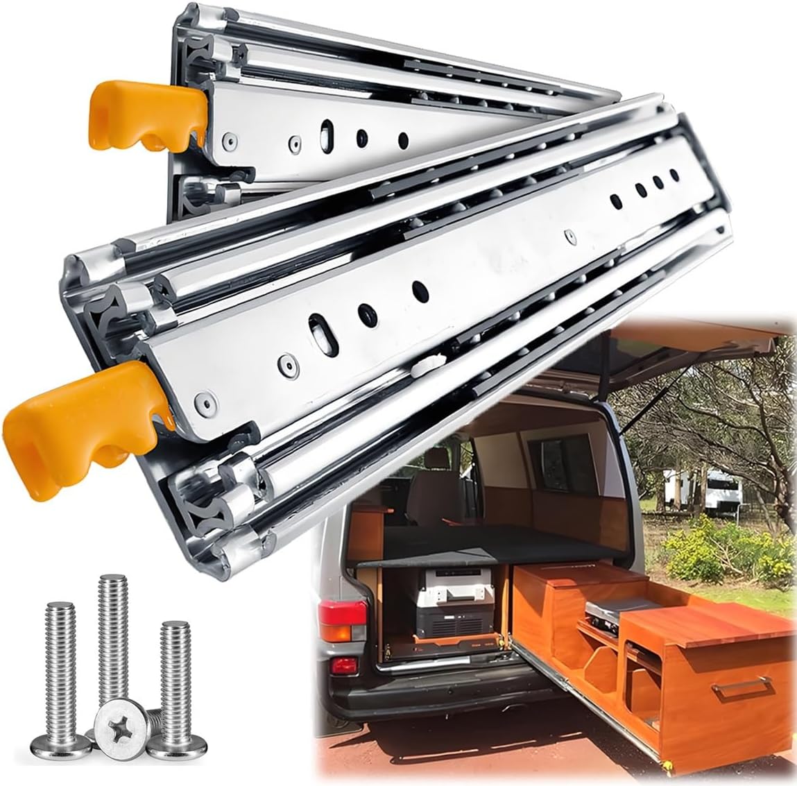 Amazon.com: 500lbs Heavy Duty Drawer Slides 10in 20in 36in 60in 72in ...