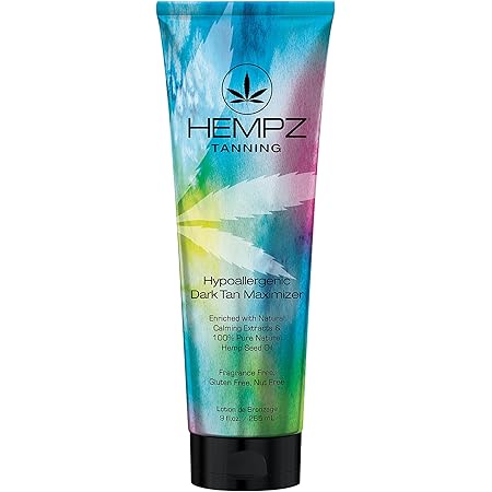 Amazon.com : HEMPZ Hypoallergenic Dark Tan Maximizer - Herbal ...