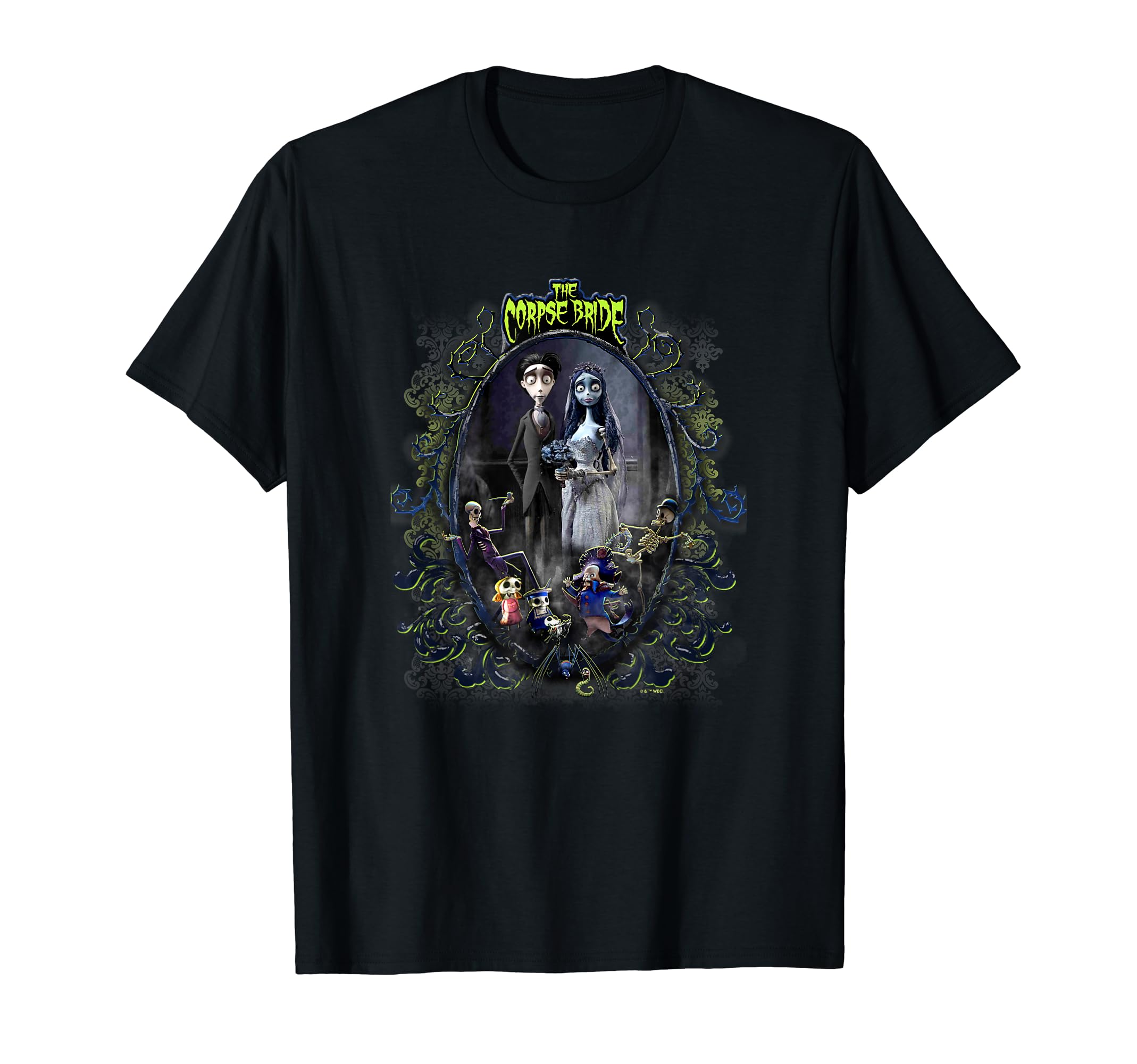 Amazon.com: Corpse Bride The Groom & The Bride Scary Frame Portrait T ...