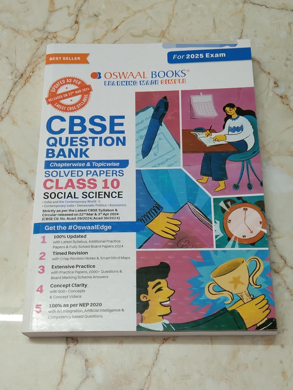 Oswaal CBSE Question Bank Class 10 Social Science, Chapterwise and ...