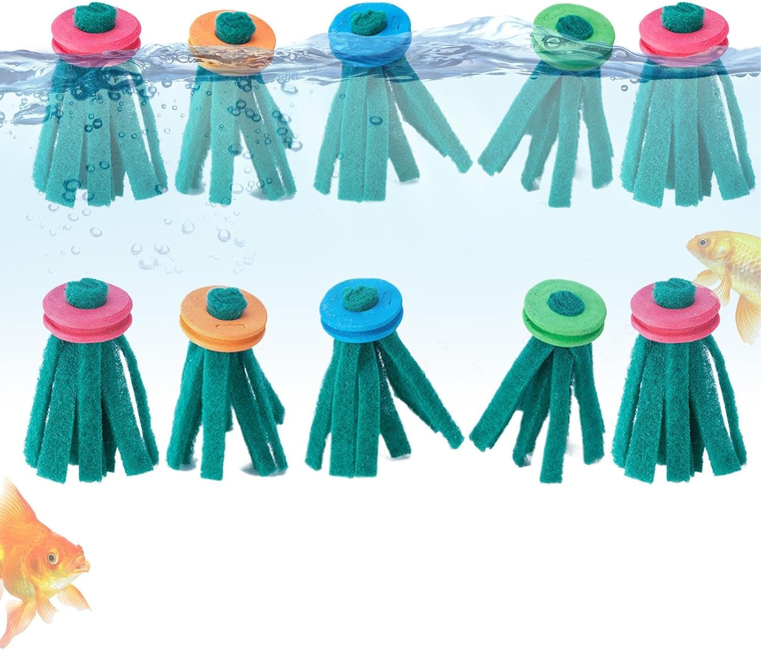 Fish Breeding Spawning Mop, Floating Fish Breeding Mops | Reusable ...