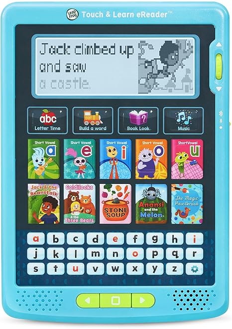 Amazon.com: LeapFrog Touch and Learn eReader, Teal : Electronics