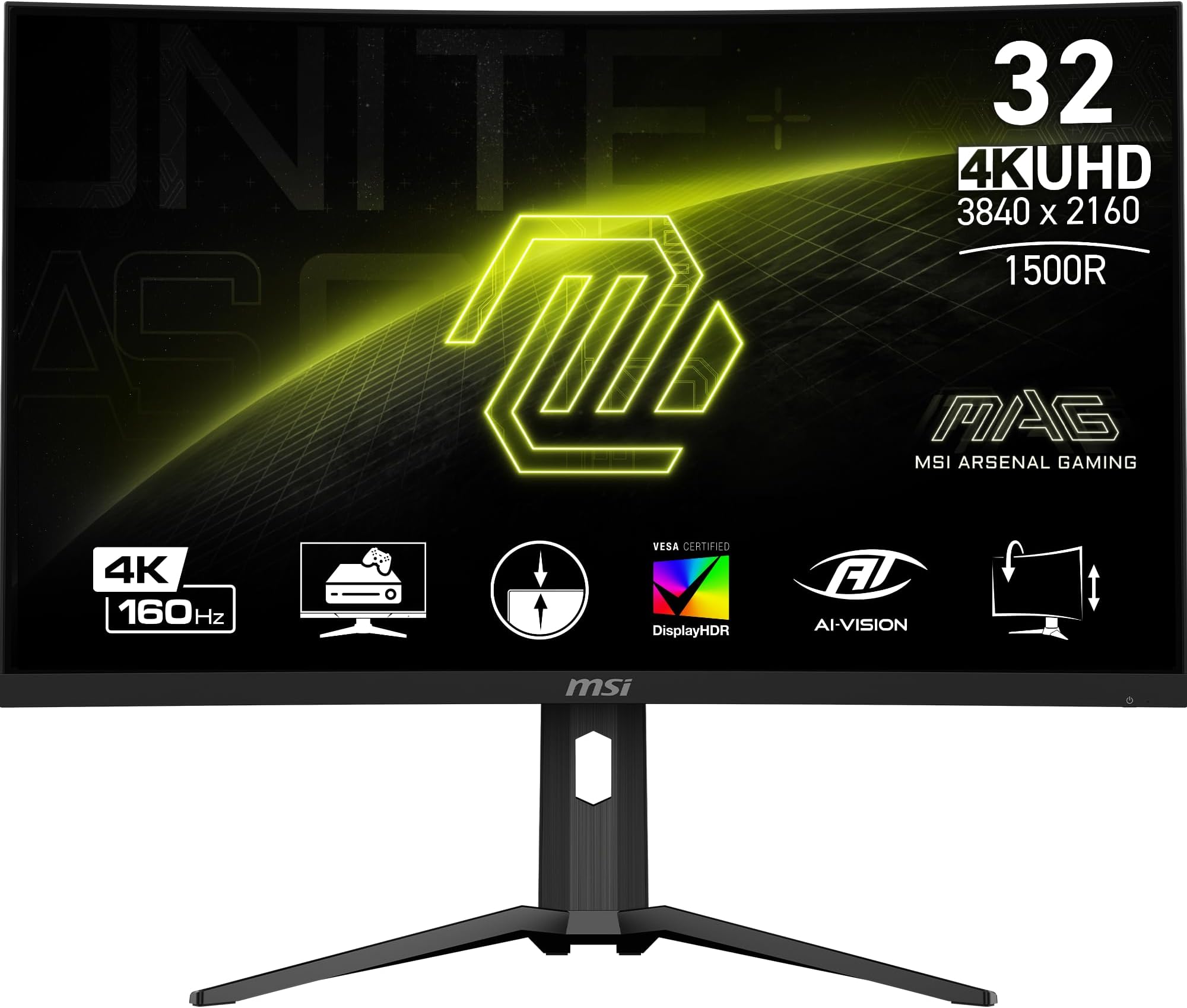 Amazon.com: Pixio PX32U Wave White 32 inch 144Hz Refresh Rate 4K ...