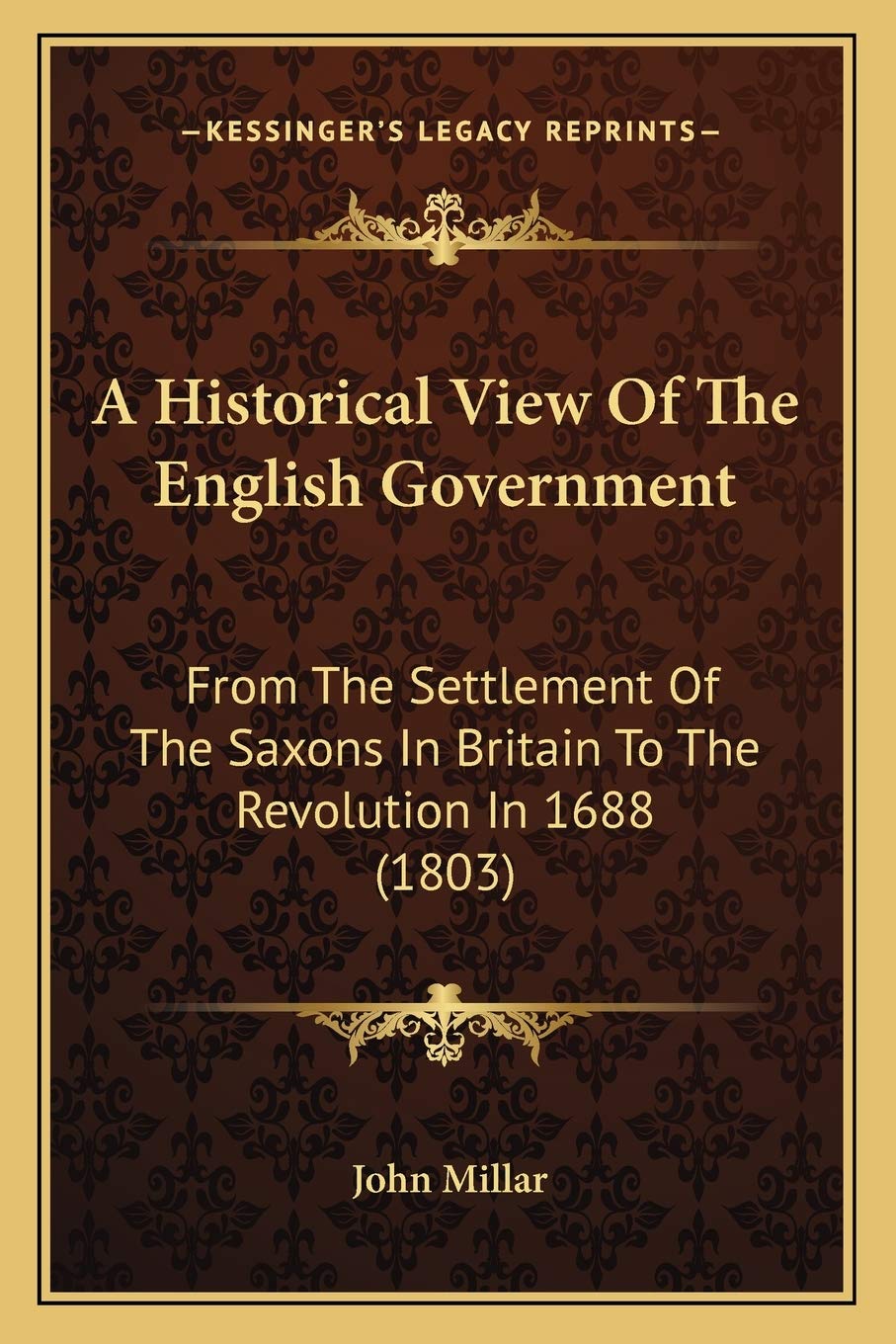 Amazon | A Historical View Of The English Government: From The ...
