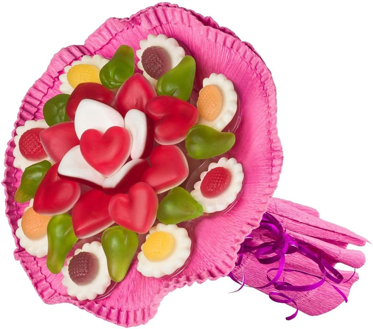 LOOK-O-LOOK CANDY FLOWER BOUQUET GUMMY SWEETS 145g Gift -Great Gift for ...