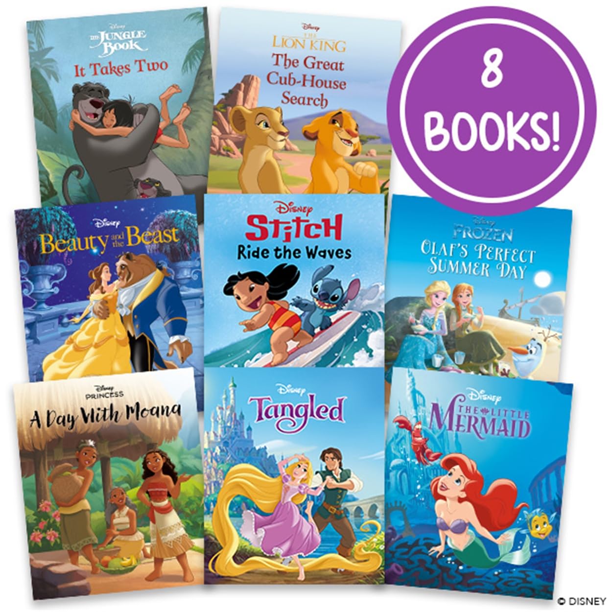 Collection of 8 Disney Stories (Children's Illustrated Picture Flats ...