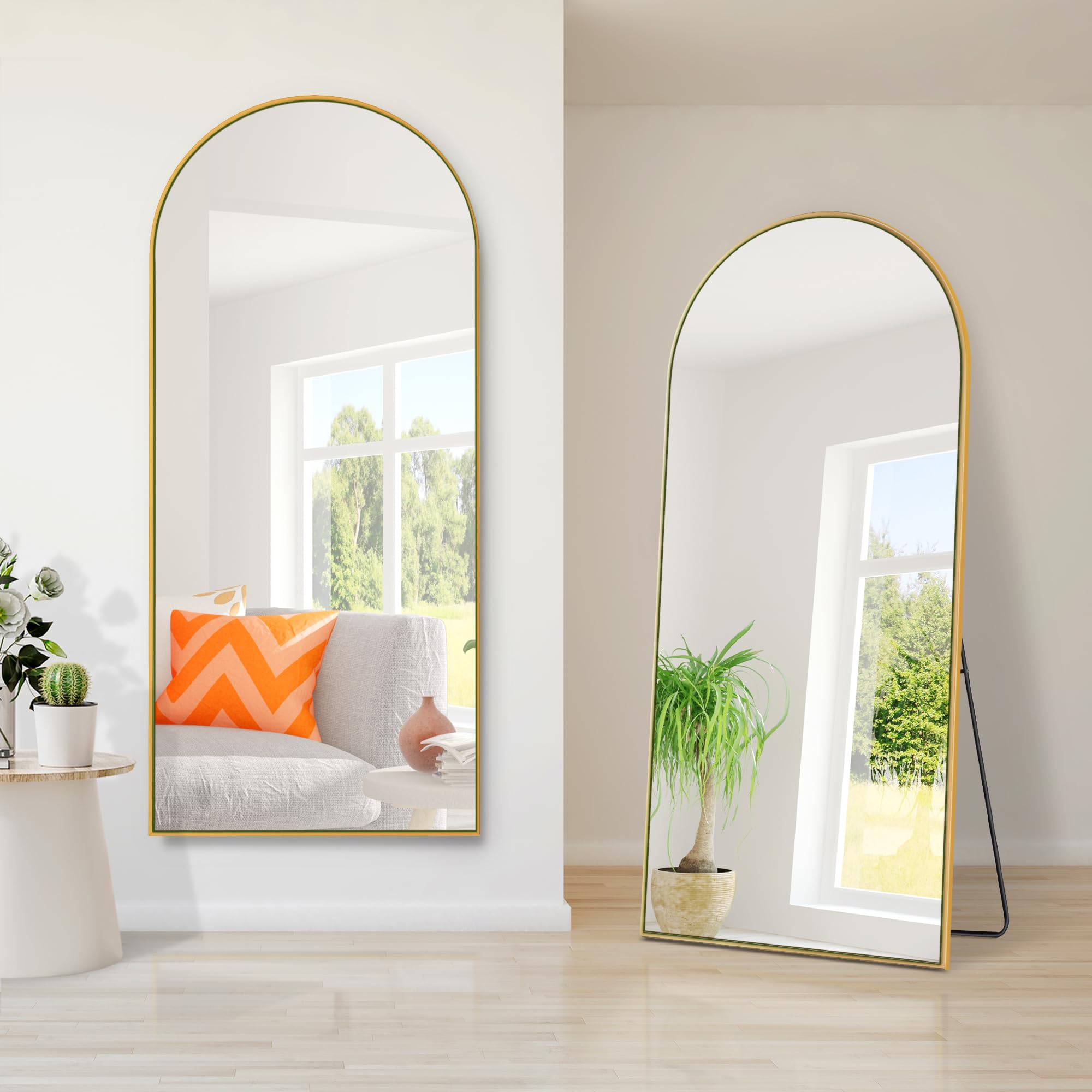 Snapklik.com : Dolonm 65x22 Inch Arch Full Length Mirror, Modern Design ...