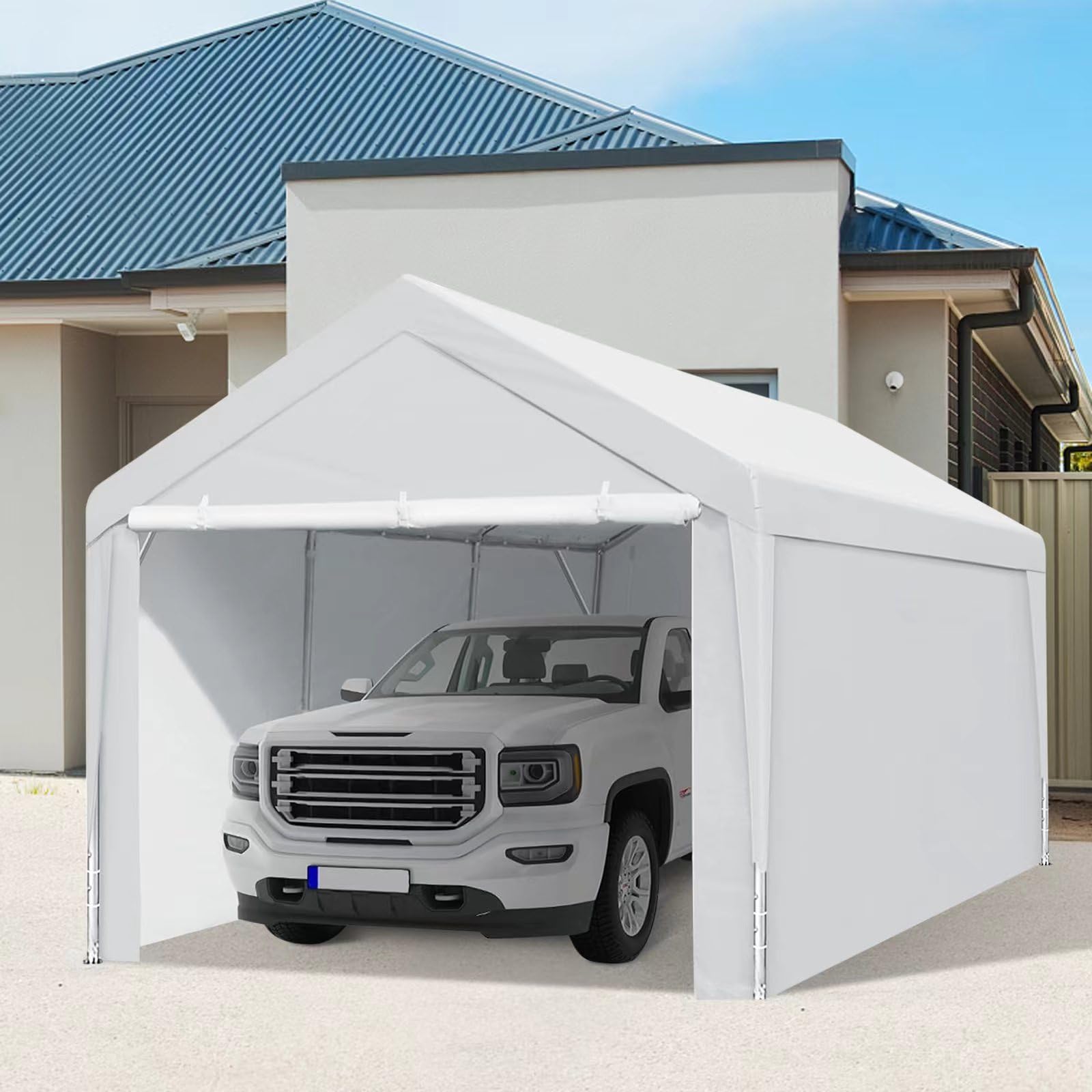 10x20 Shed With Storage Carport Duramax 12ft X 26ft Imperial Metal
