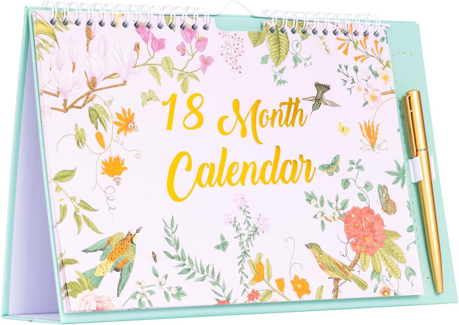 Desk Calendar 2025, Monthly Planner Desk Pad, 18 Month Calendar Planner ...