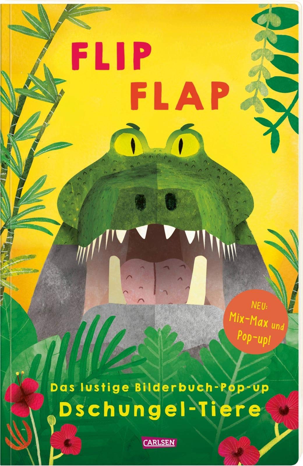 FLIP FLAP Das lustige Bilderbuch-Pop-up "Dschungel-Tiere": Mix-Max und ...