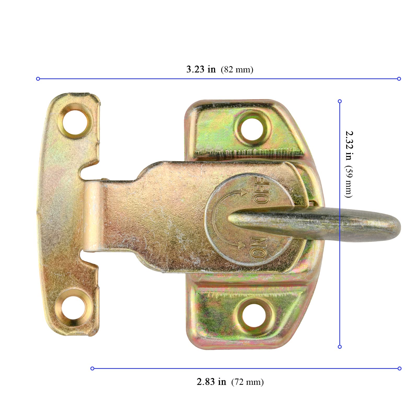 Lock Laces TEHAUX 4Pcs Buckles Locking Iron Table Connector For Cabinet ...
