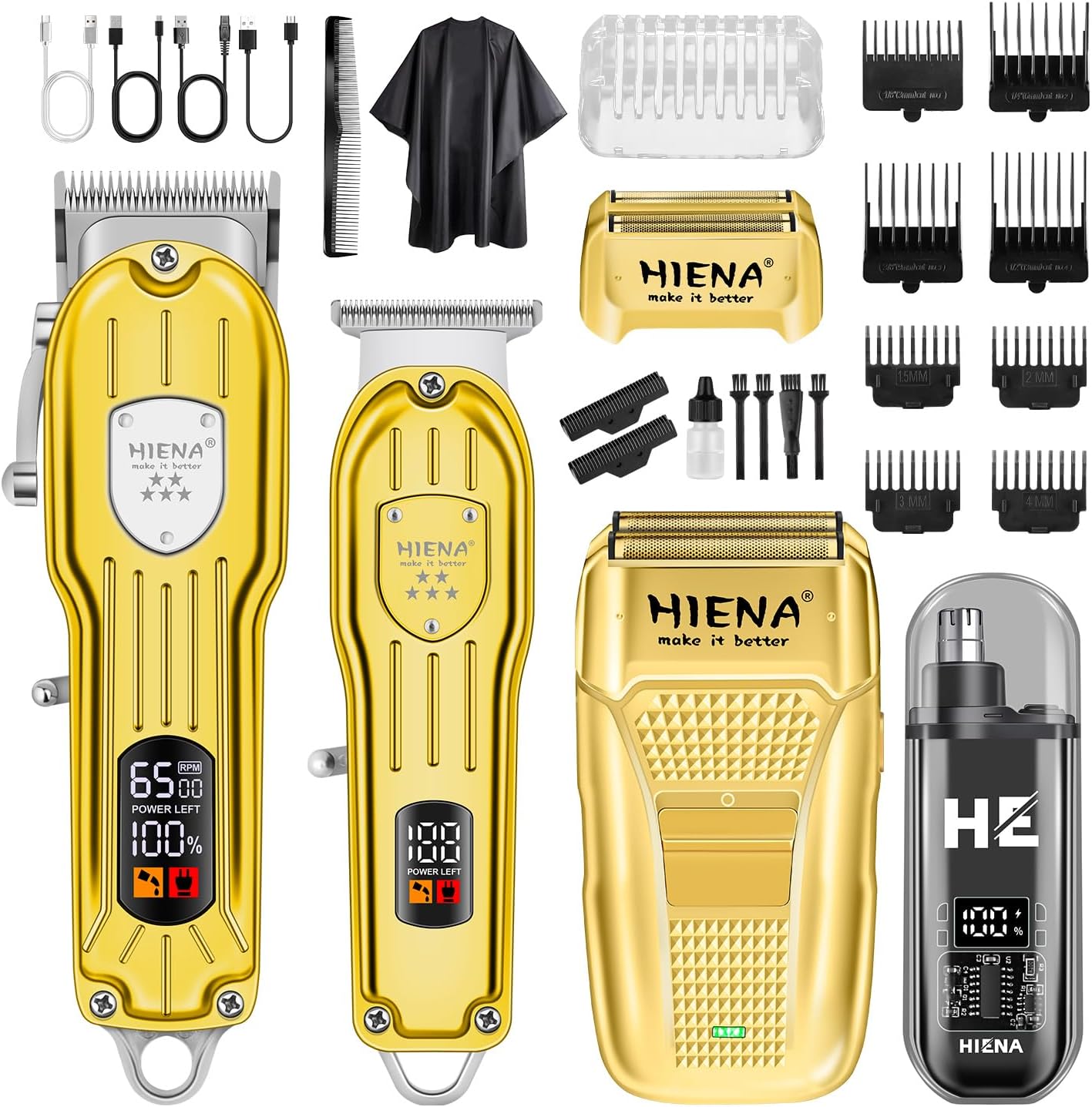 Amazon.com: LQT Professional Hair Clipper Set for Men Electric Shaver ...