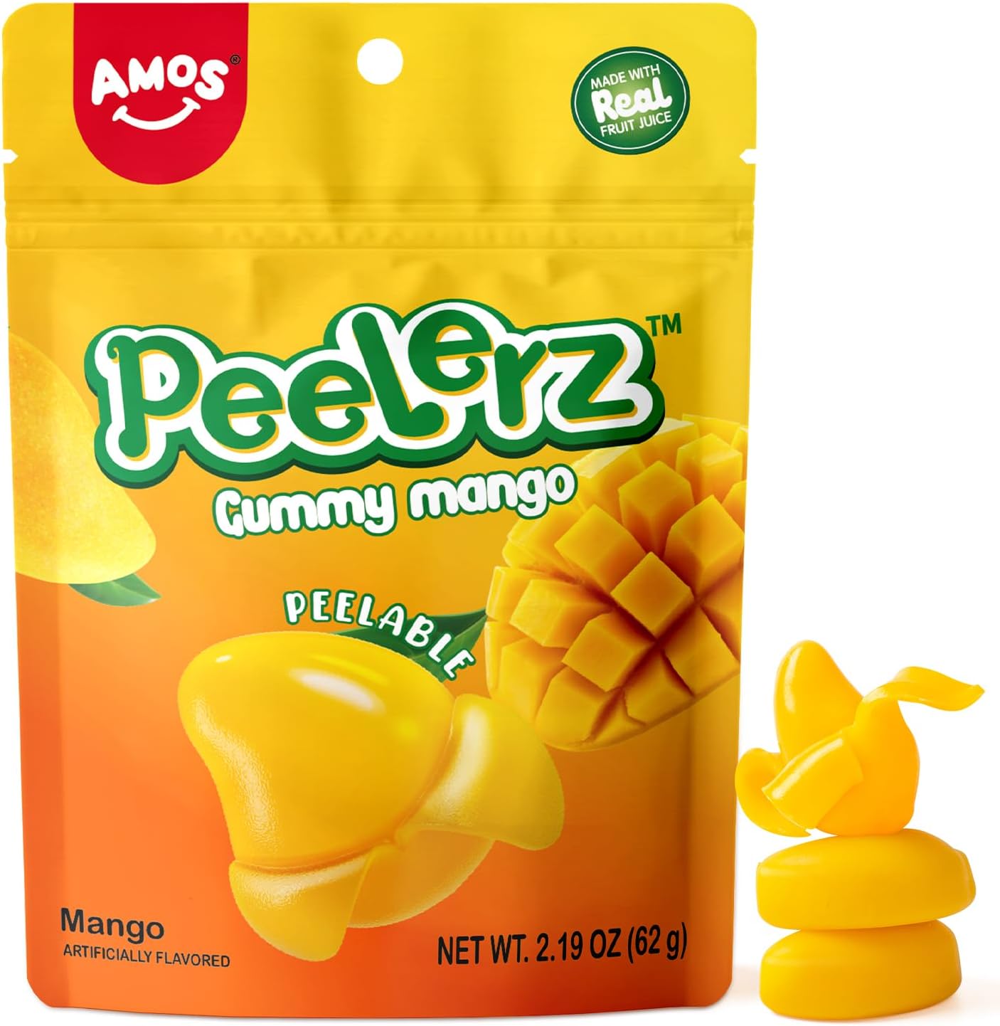 Amazon.com: Nutty & Fruity Individually Wrapped Thai Mango Gummies ...