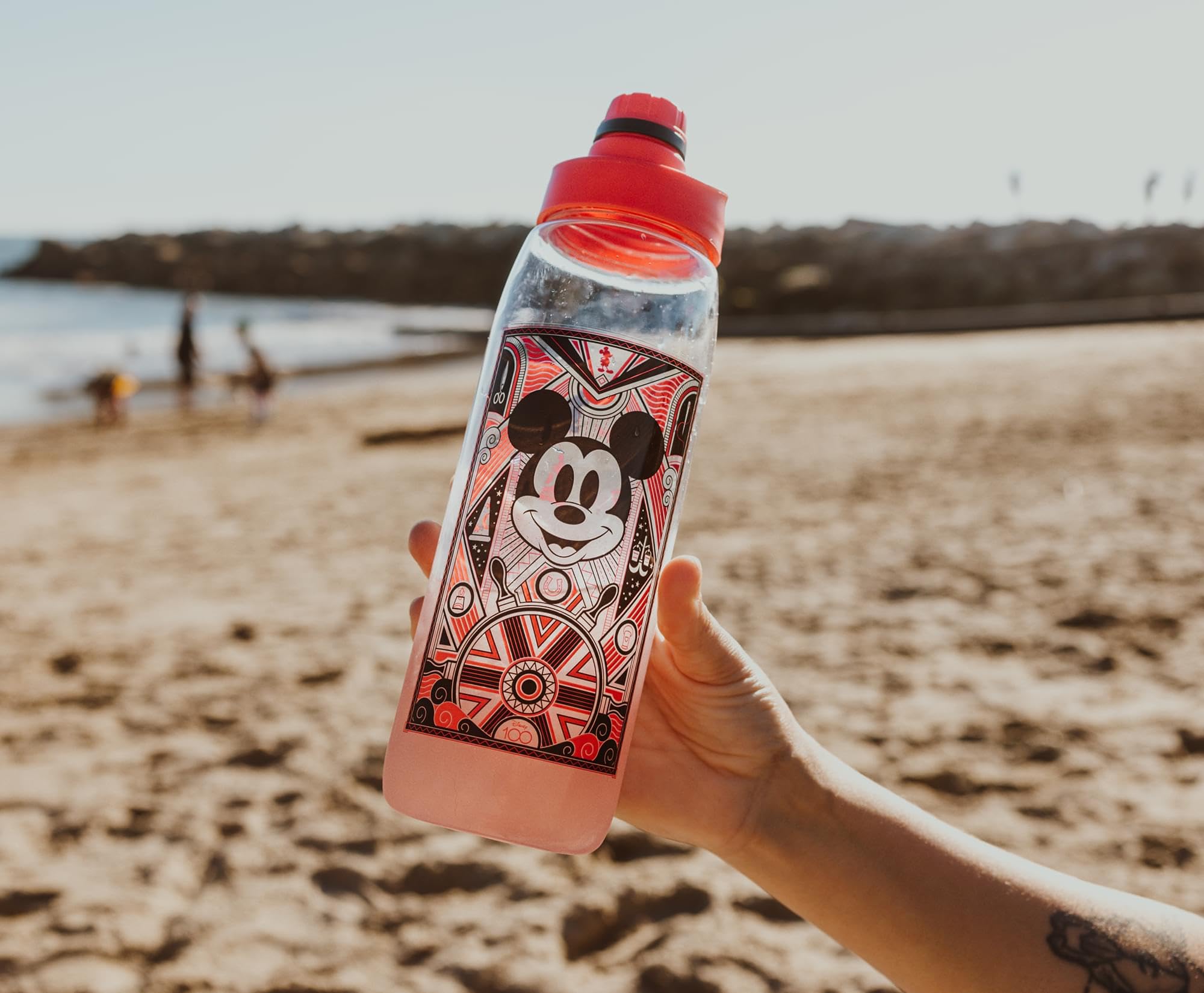 Snapklik.com : Silver Buffalo Disney 100 Mickey Mouse Hydration Tracker ...