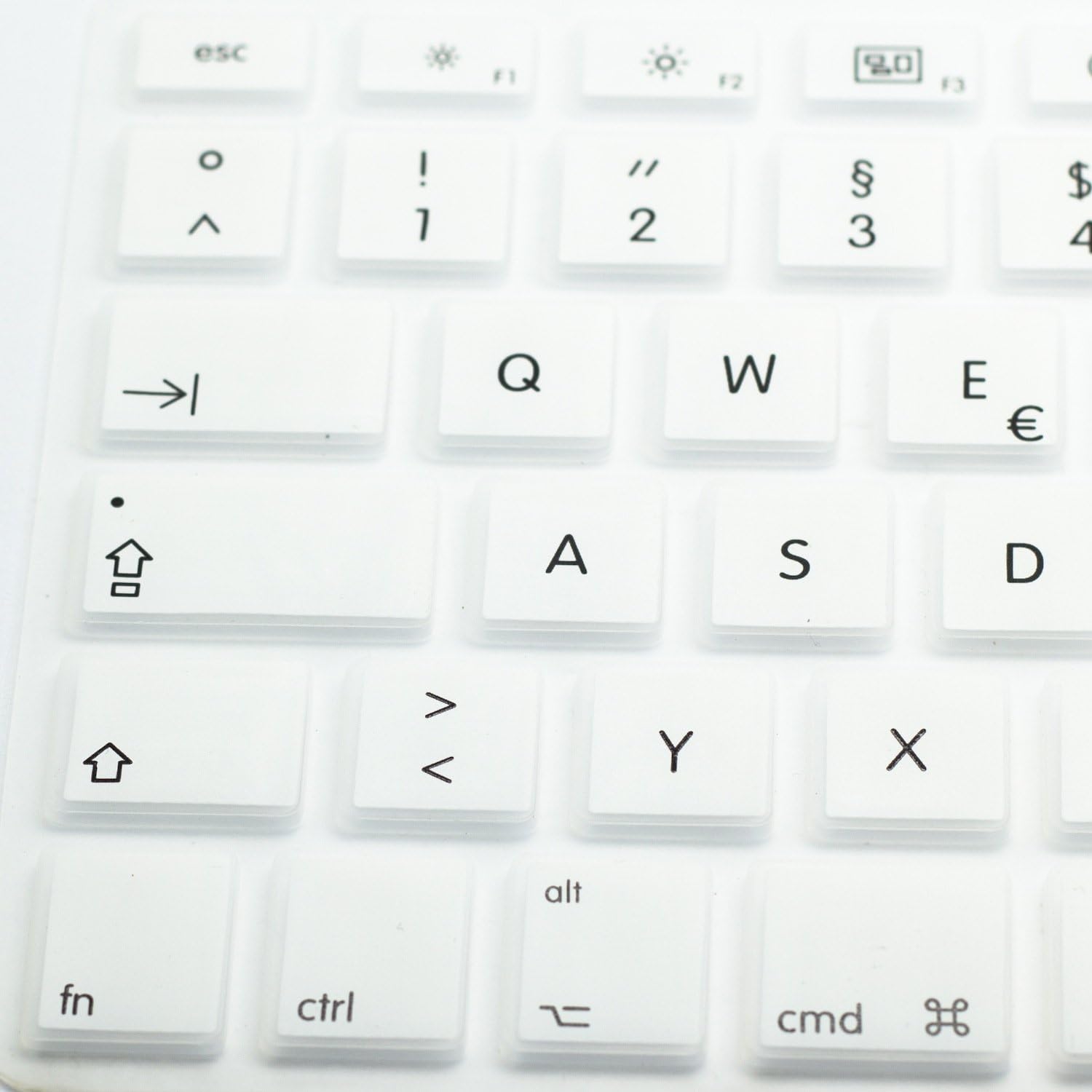 MiNGFi German Keyboard Cover QWERTZ for MacBook Pro 13″ 15″ 17 ...