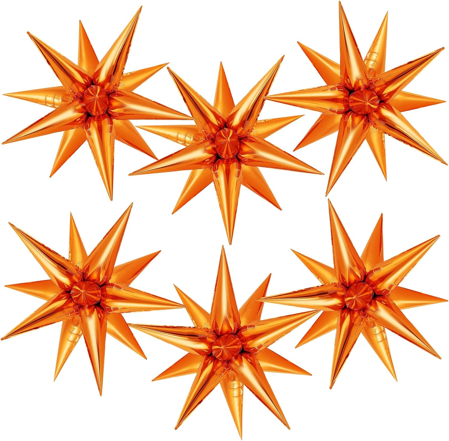 Amazon.com: 72 Pcs Star Balloons Foil Explosion Balloons Magic 12 Point ...