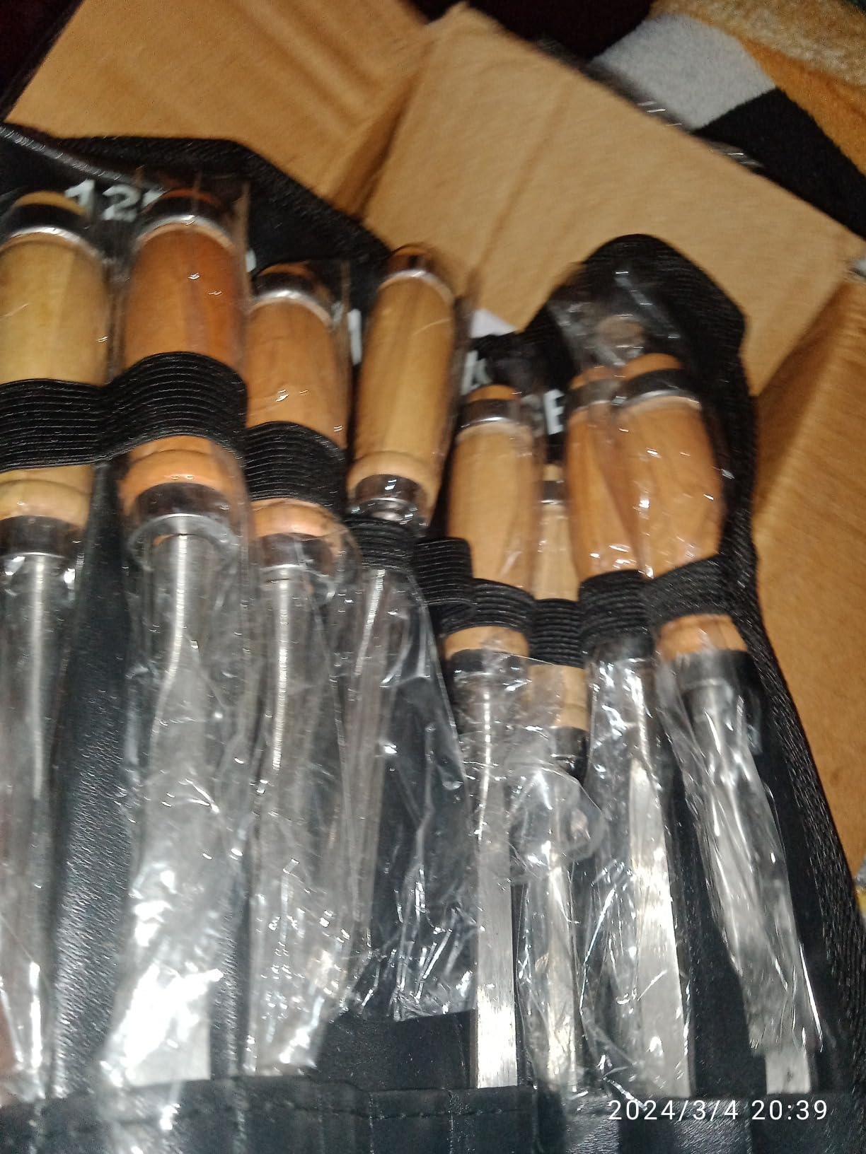 Generic 12Pcs Woodworking Wood Carving Hand Chisel Professional Tool ...