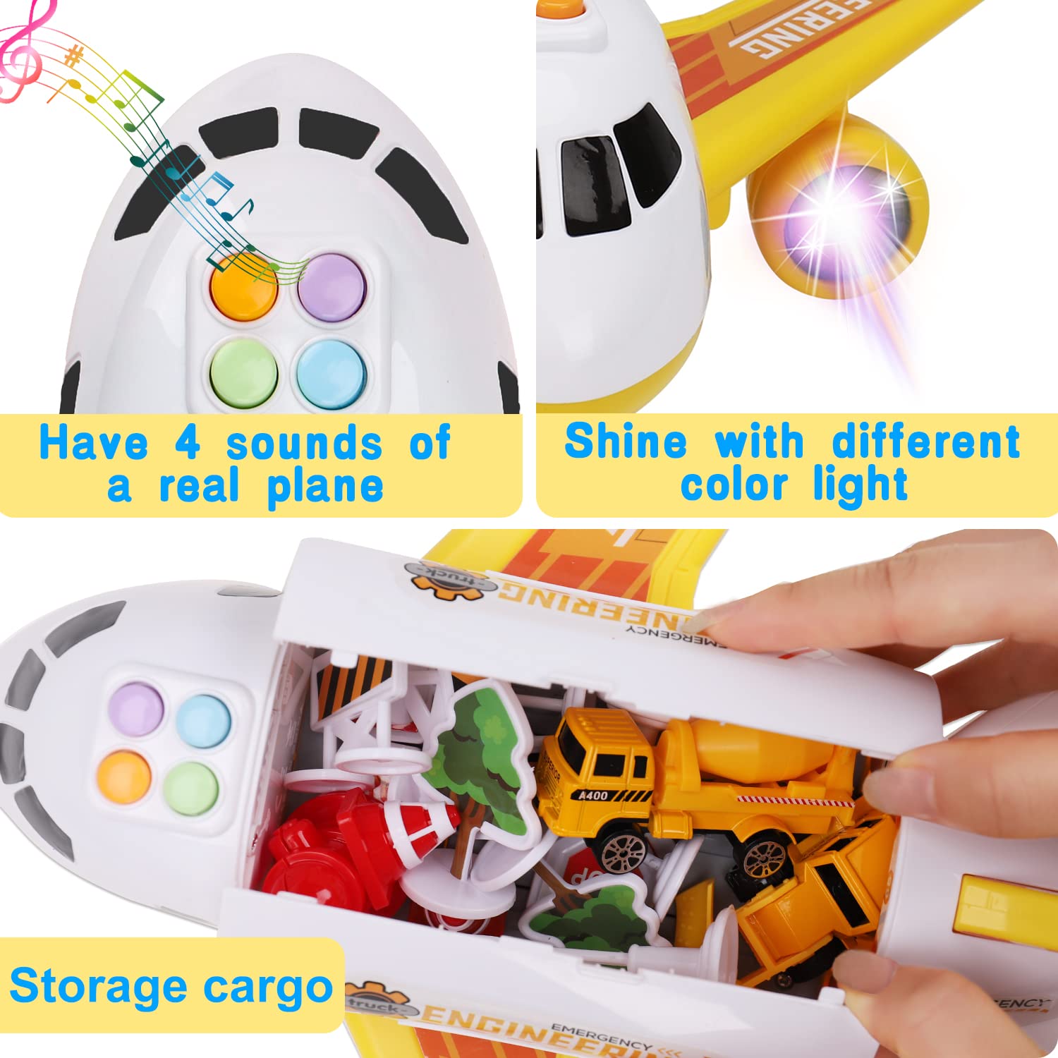 Airplane Toy with Mini Constr...B0BF5717PK | Encarguelo.com