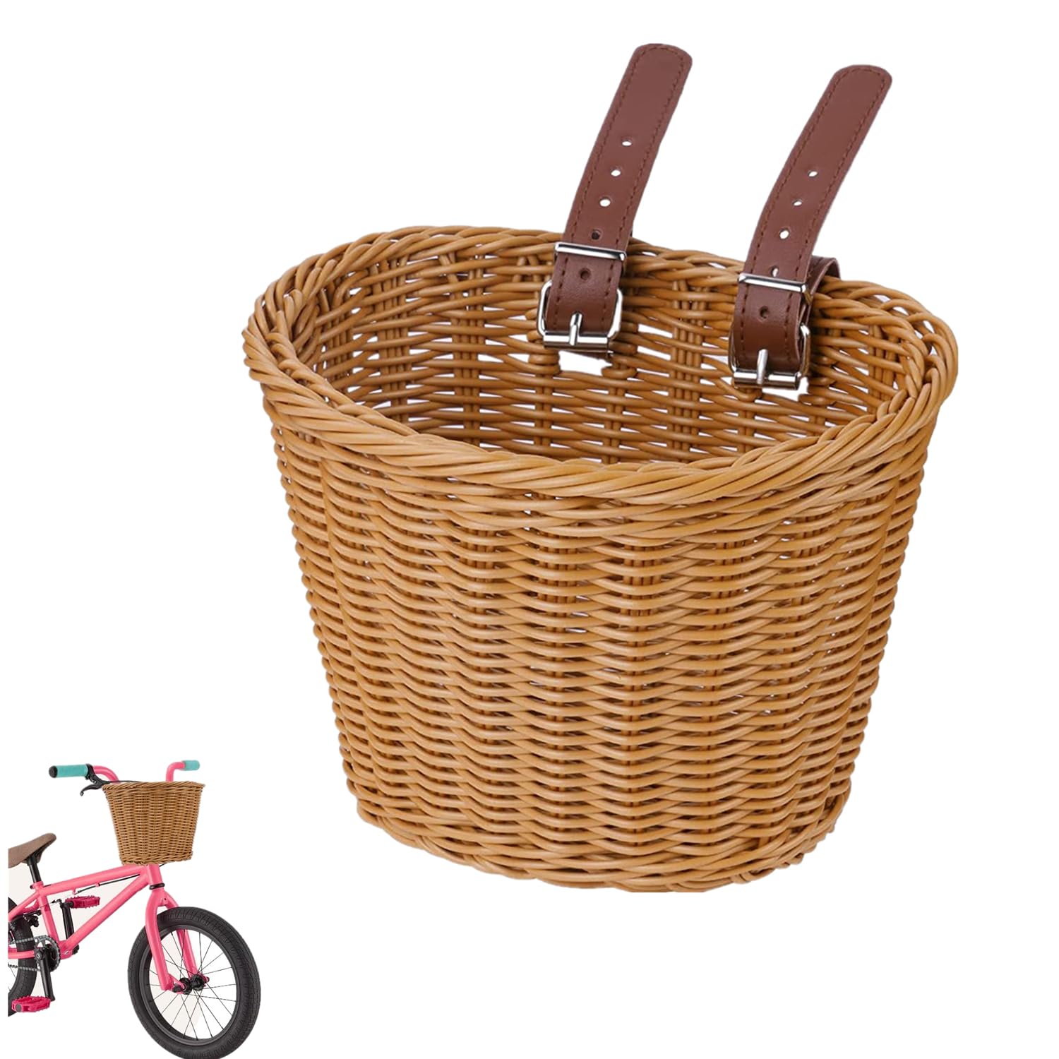 SAHENITEANA Kids Bike Basket Durable Removable with Bike Accessories ...