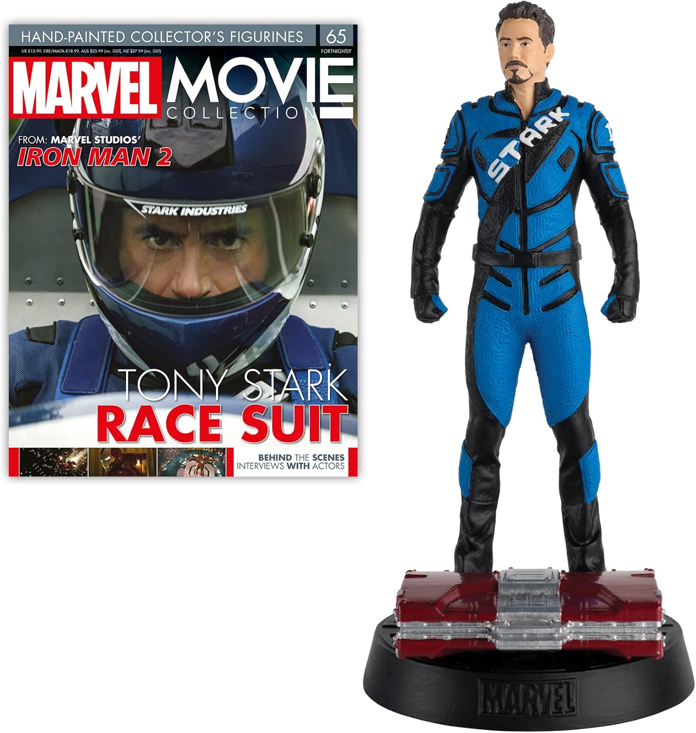 Amazon.com: Eaglemoss Marvel Movie Collection 1:16 Figurine | Tony ...