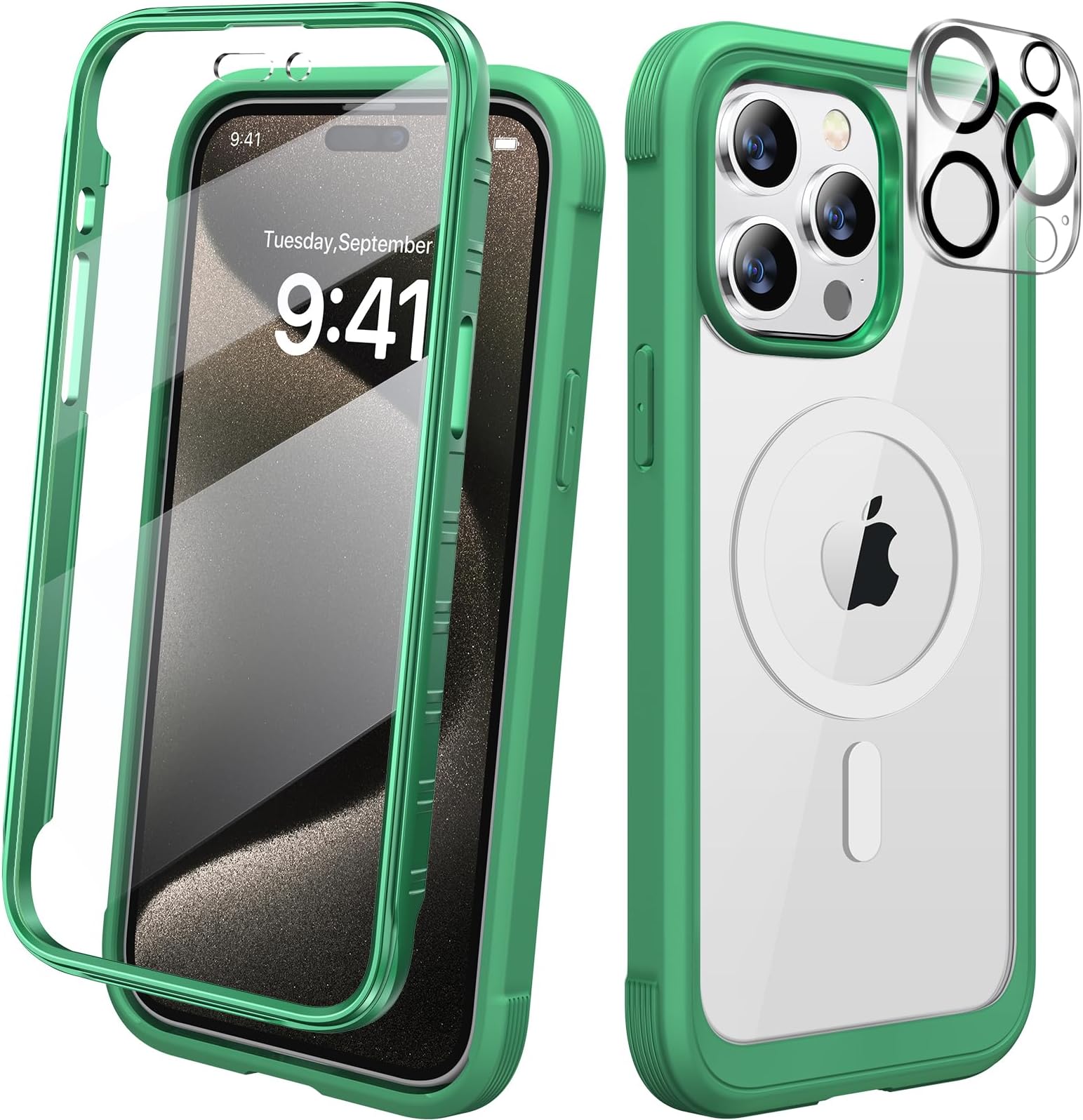 Amazon.com: ORETECH for iPhone 15-Pro Case: Full Body Rugged Protective iPhone 15 Pro Case with ...