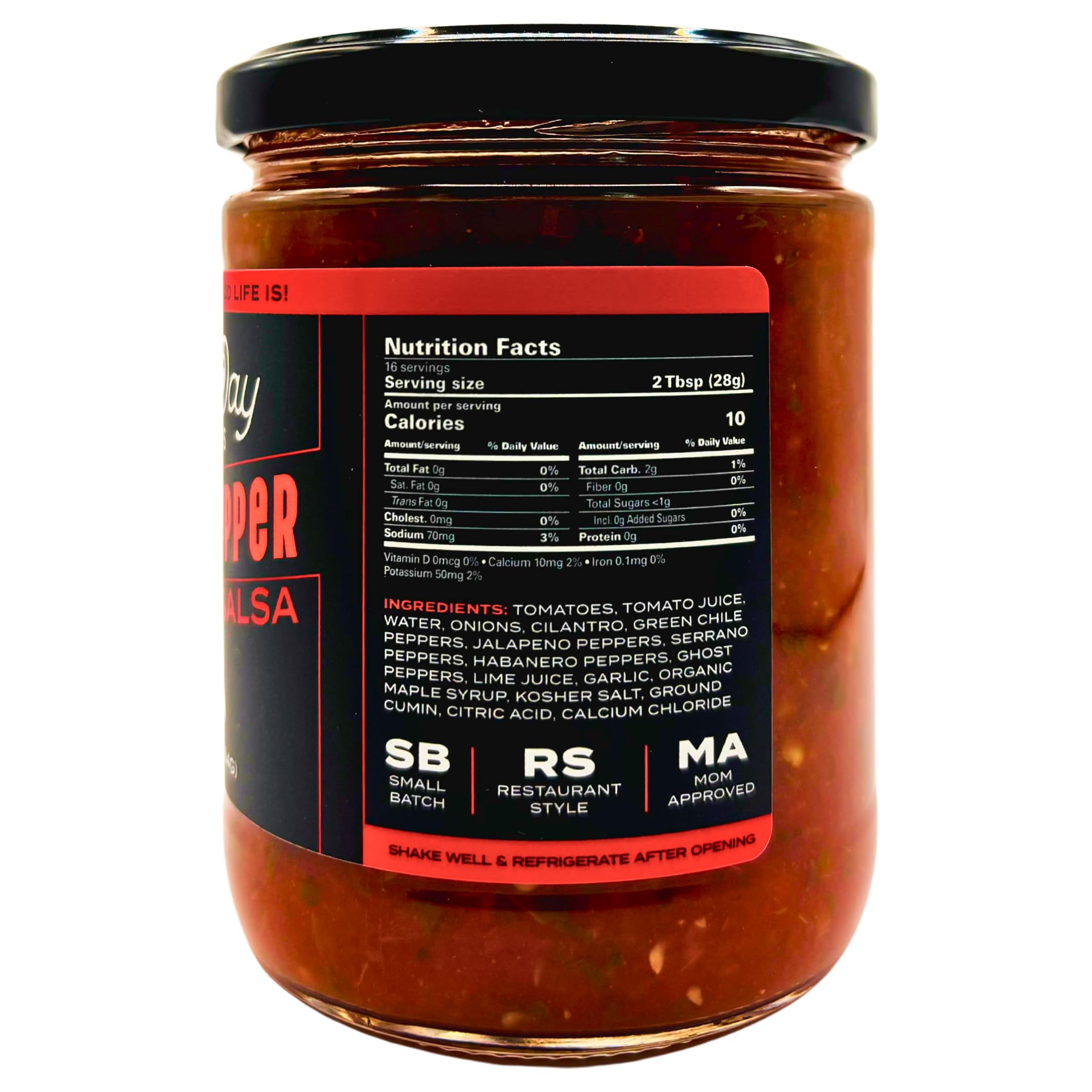 Snapklik.com : Sixth Day Snacks Ghost Pepper Xtra Hot Salsa