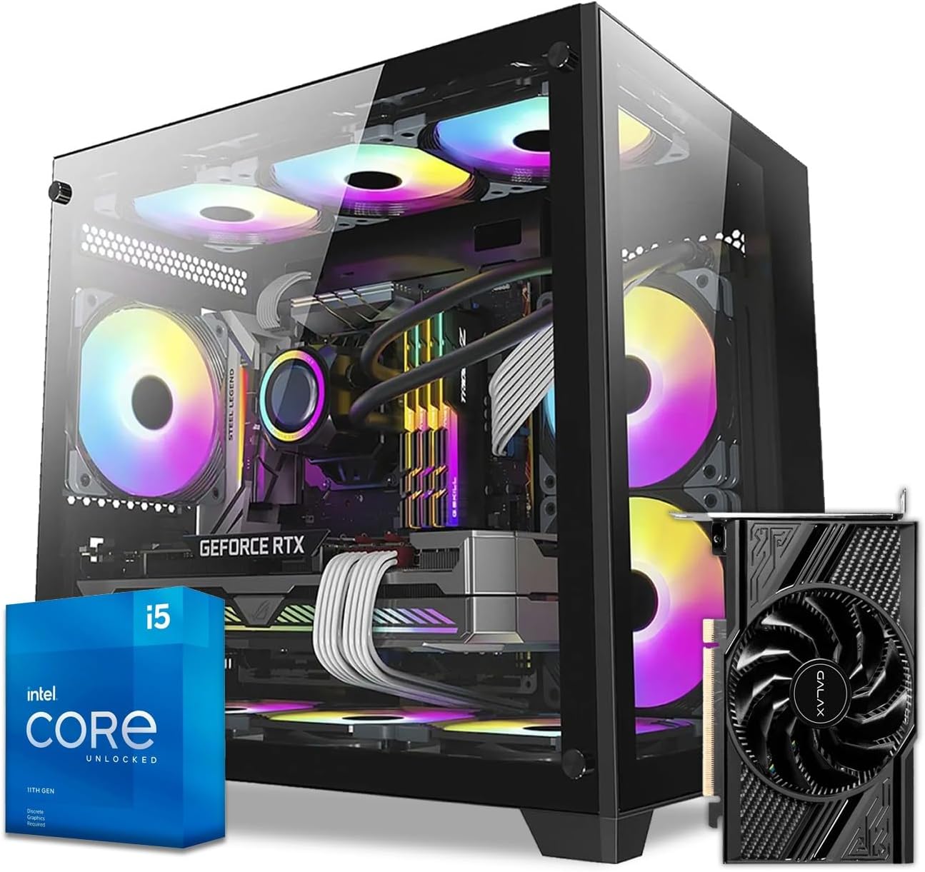 PC Gamer ITX Arena Owned, Core I5 12400F, GeForce RTX 4060 8GB, 16GB ...