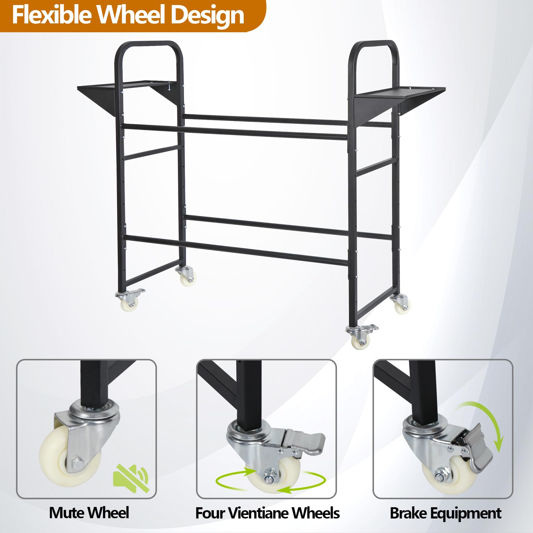 Snapklik.com : Neorexon Tire Storage Rack 44 X 44 X 18, Garage Tire ...