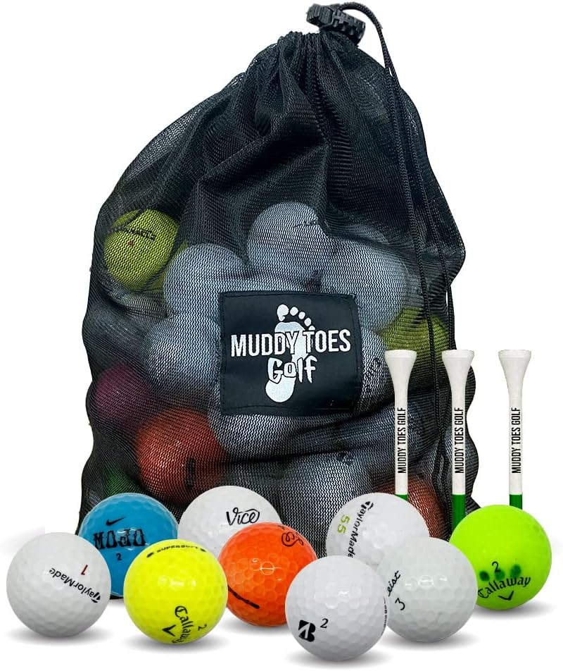 Amazon.com : Muddy Toes Golf Balls 48 Tour Mix - Good Condition - Ready ...